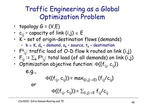 Ppt Intra Domain Routing And Traffic Engineering Powerpoint Presentation Id 6973689