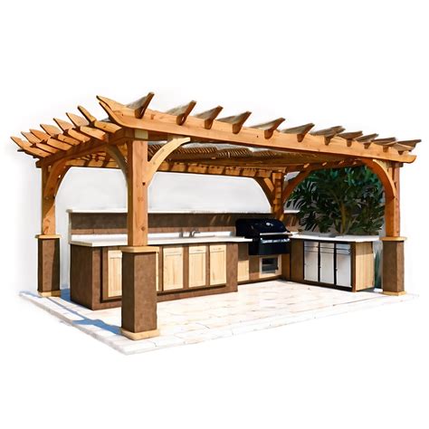 Pergola For Outdoor Kitchen Png Llo Png Image
