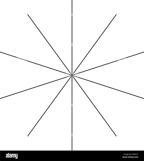 Radial Radiating Converging Lines Circular Lines Geometric Element Straight Radiate