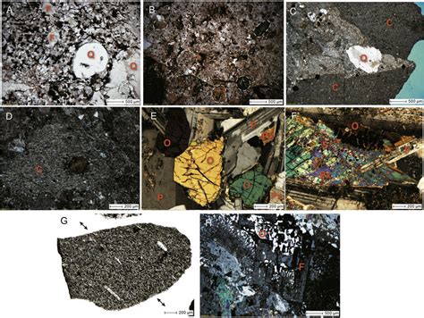 Thin Section Photomicrographs All Cross Polarized Light Of