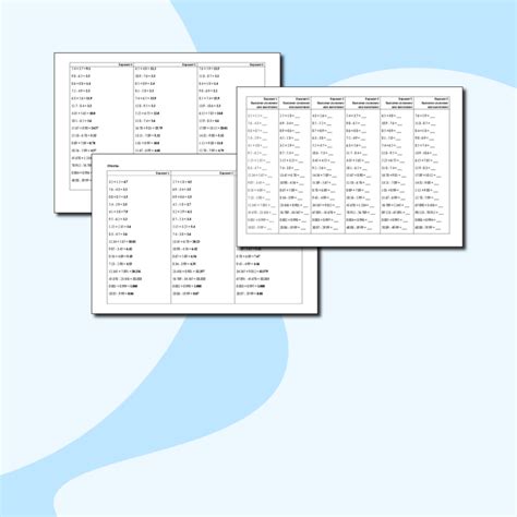 Карточки тренажёры «Сложение и вычитание дробей 5 класс