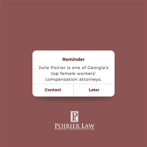 Julies Help With Workers Compensation Litigation Poirier Law Firm