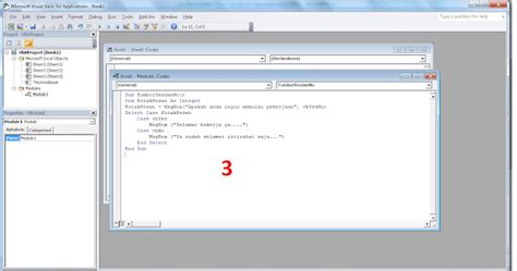Cara Menampilkan Tombol Yes Dan No Pada Kotak Dialog Excel