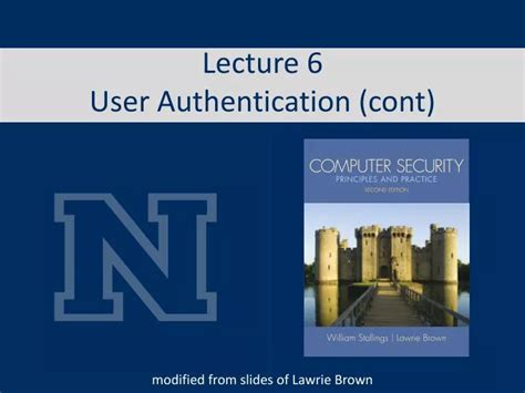 Ppt Lecture 6 User Authentication Cont Powerpoint Presentation