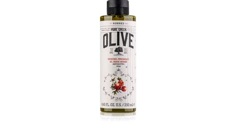 Korres Pure Greek Olive Pomegranate gel douche booster dénergie
