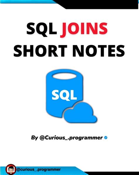 Sql Joins Short Notes Pdf Connect Programming