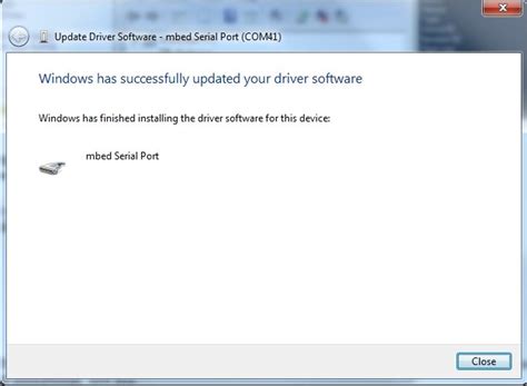 Mbed Serial Port Driver Install For Windows 7