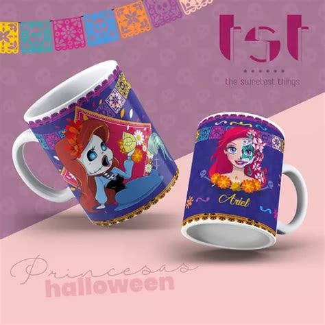 Tazas Princesas Disney Día De Muertos Halloween en venta en Iztacalco