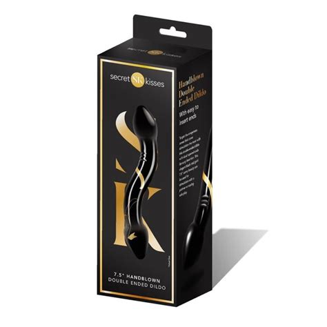 Secret Kisses Handblown Double Ended Dildo 7 5in Bitola Organics