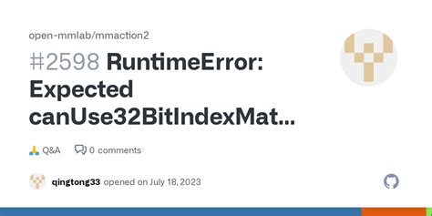 Runtimeerror Expected Canuse32bitindexmathinput