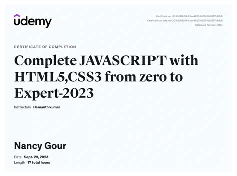 Nancy Gour On Linkedin Done With The Web Designing Course On Udemy