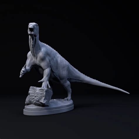 3d Printable Iguanodon Vocalizing 1 35 Scale Pre Supported Dinosaur By