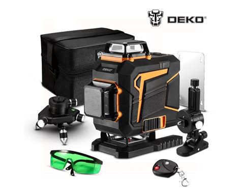 DEKO DKLL16PS1 Laser liniowy zielony 4x360