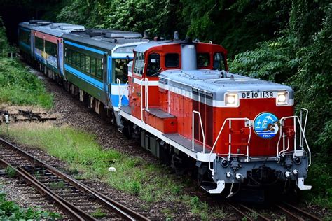 2nd train JR四土佐HMDE10 1139牽引によるアイランドエクスプレス団臨の写真 TopicPhotoID 30291
