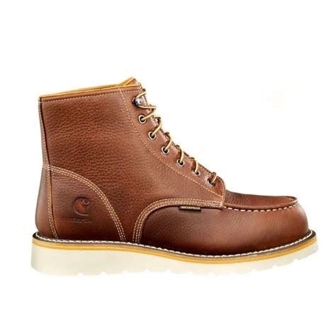 Carhartt Waterproof 6” Steel Toe Wedge Work Boot Gem