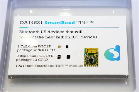 Dialog推出尺寸超小的SmartBond TINY DA 低功耗藍牙單晶片 XFastest News