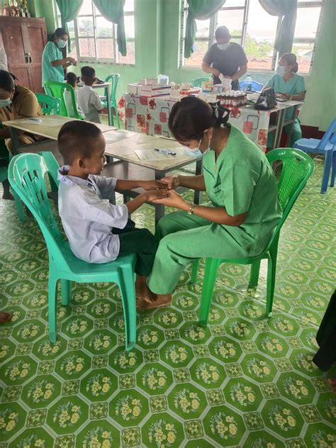 ပုလောမြို့ အမှတ် ၄ အခြေခံပညာမူလတန်းကျောင်း၌ ကျောင်းကျန်းမာရေးအသိပညာပေး