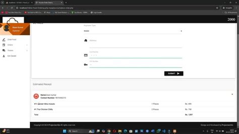 Online Food Ordering Management System In Php Mysql Projectworlds Store