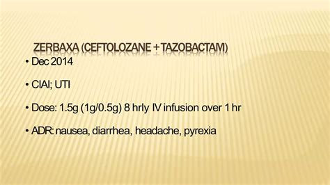 Cephalosporin Antibiotics 1 Pptx