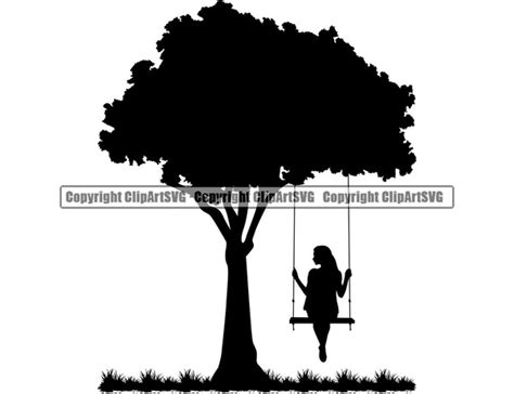 Tree Swing Instant Digital Download Svg Png Eps Dxf Etsy Canada