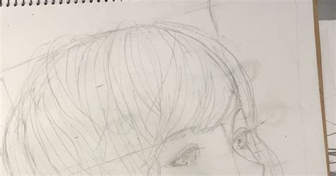 模写 斜め顔練習 かろてんのイラスト Pixiv