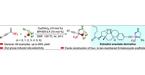 Divergent [2 N] Heteroannulation Of β Cf3 1 3 Enynes With Alkyl