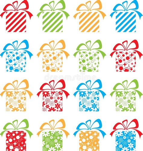 Set Multi Coloured Abstract A Backgrounds Stock Vector Illustration