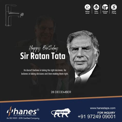 Happy Birthday To Sir Ratan Tata In 2024 Ratan Tata Tata Best