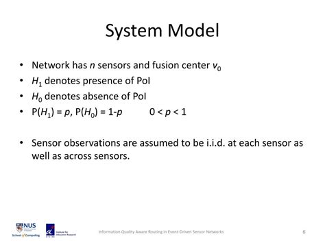Ppt Information Quality Aware Routing In Event Driven Sensor Networks