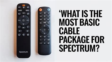 What Is The Most Basic Cable Package For Spectrum