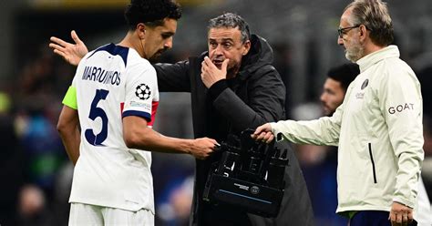 Psg Marquinhos Et Zaïre Emery Absents Double Casse Tête Pour Luis