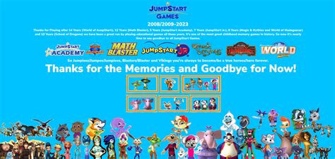 Goodbye Jumpstart Games By Markpipi On Deviantart