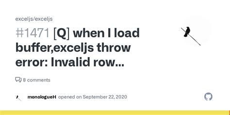 Q When I Load Bufferexceljs Throw Error Invalid Row Number In Model