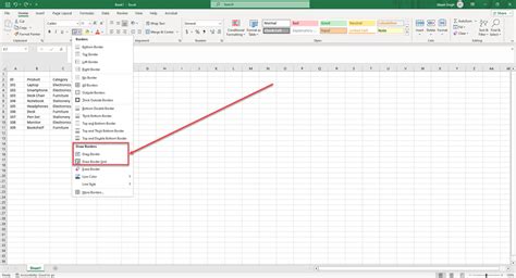 How To Add Borders In Excel