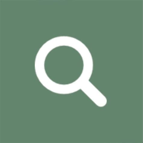 Magnifier App Icon Green App Icon Iphone App Design Green Aesthetic