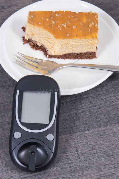 Glucometer Using For Sugar Level Control And Portion Of Sweet