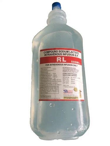 Rl 500 Ml Iv Fluids For Commercialhospital At ₹ 50bottle In