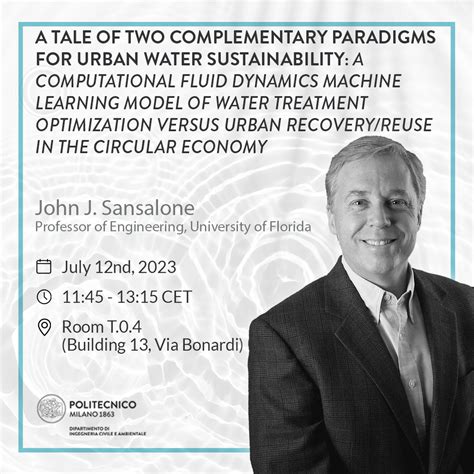 A Tale Of Two Complementary Paradigms For Urban Water Sustainability A Computational Fluid