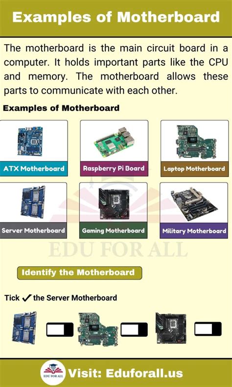 9 Examples Of Motherboard Motherboard Computer Basics Tech Hacks