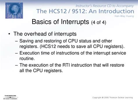 Ppt Chapter 6 Interrupts And Resets Powerpoint Presentation Free