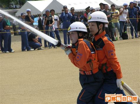 女性団員県消防操法大会でも堂々とニュース伊那谷ねっと