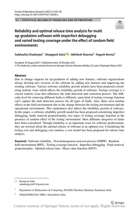 Reliability And Optimal Release Time Analysis For Multi Up Gradation