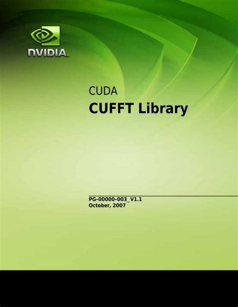 cufft library