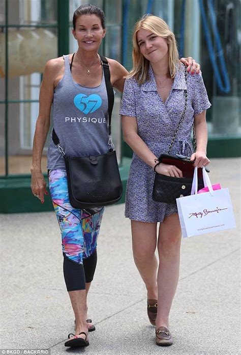 Janice Dickinson Parades Slender Figure In Bright Leggings While Out To