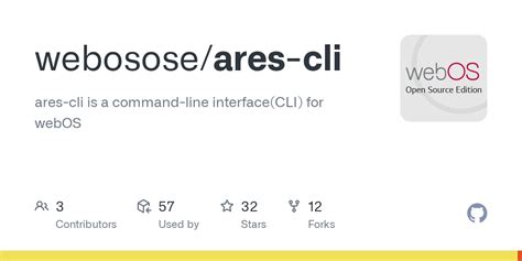 Github Webosose Ares Cli Ares Cli Is A Command Line Interface Cli