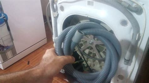 Como cambiar manguera de desagüe de lavadora automática YouTube