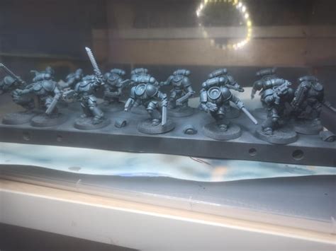 WIP Step 2 base with Incubi Darkness. Another layer and then ...