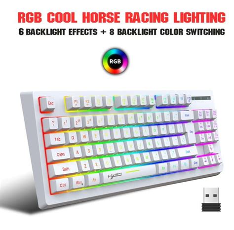 Мембранно механическая клавиатура Keyboard Hyu5 купить по низкой цене