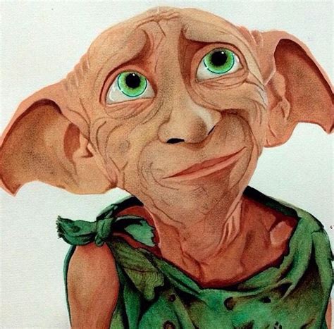 Dobby Fan Art Harry Potter Drawings Harry Potter Painting