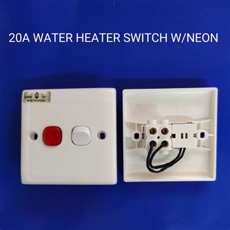 Heater Switch And Air Cond Sum 20a Heater Switch With Neon Pc 20a Shopee Malaysia